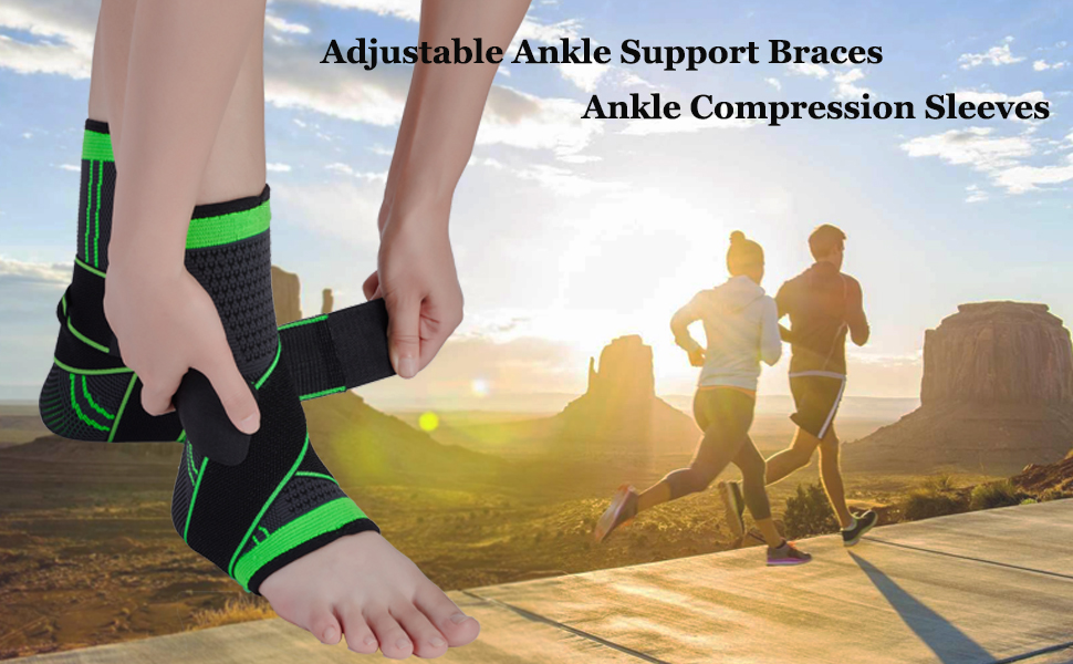 Ankle Brace, Ankle Support Sleeve, Elastic Ankle Brace for Sports ...