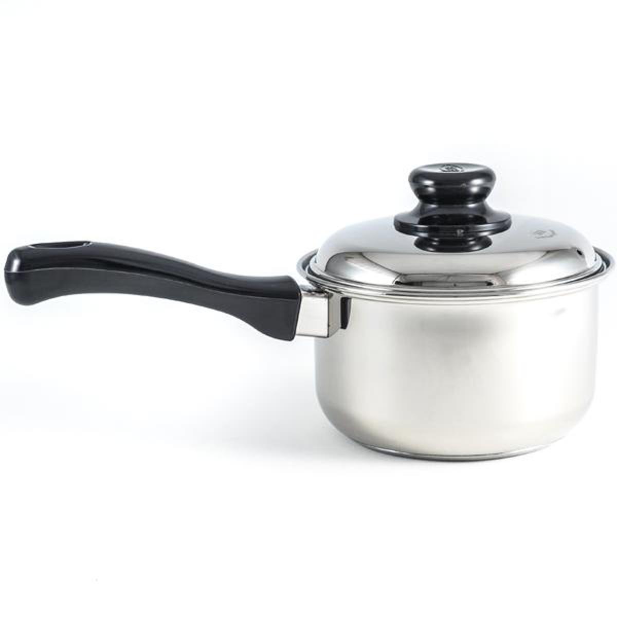 Stainless Steel Sauce Pan with SS Lid and Bakelite Handle 16CM 304 FOOD ...
