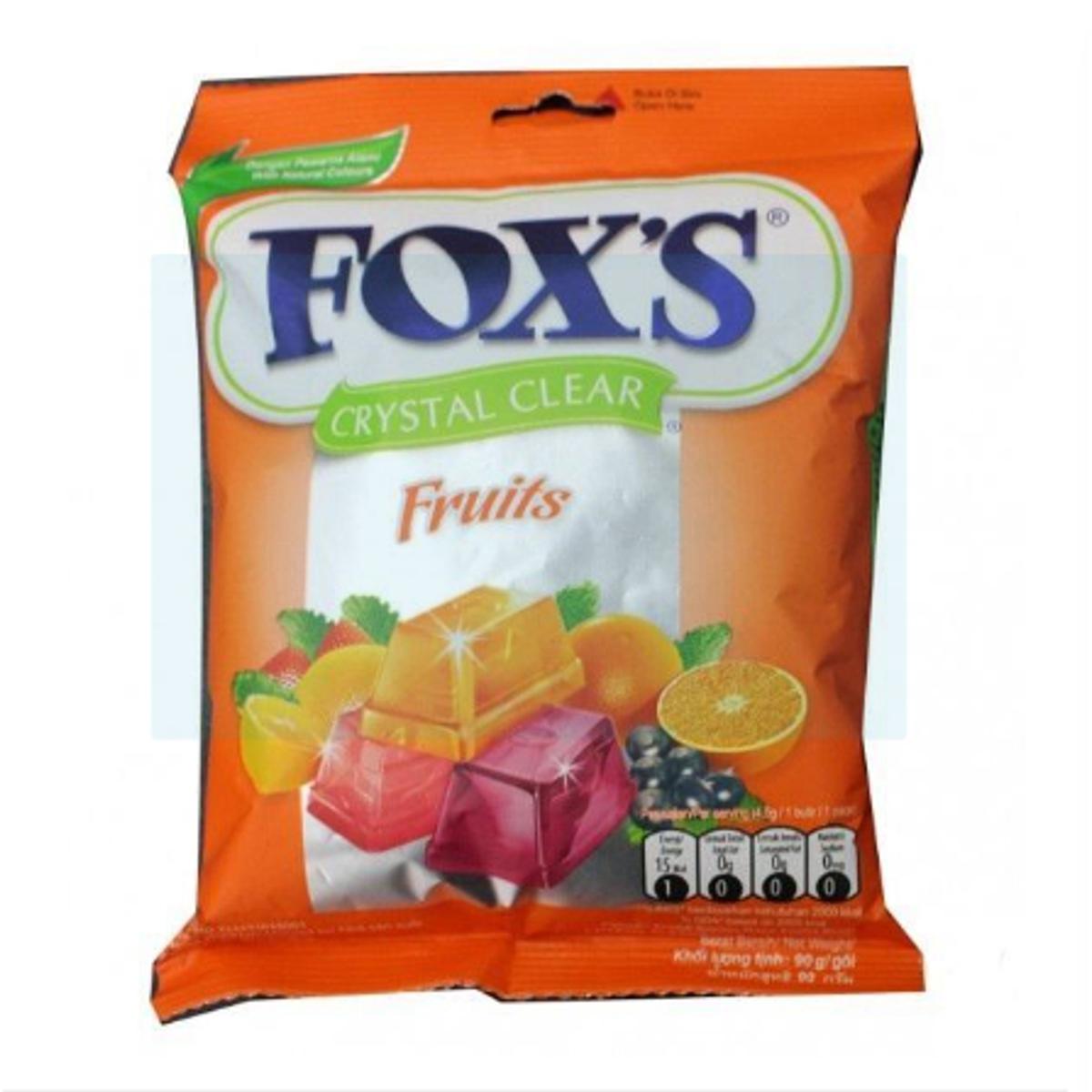 Fox'S Crystal Clear Fruits Candy - 90gm | Daraz.com.bd