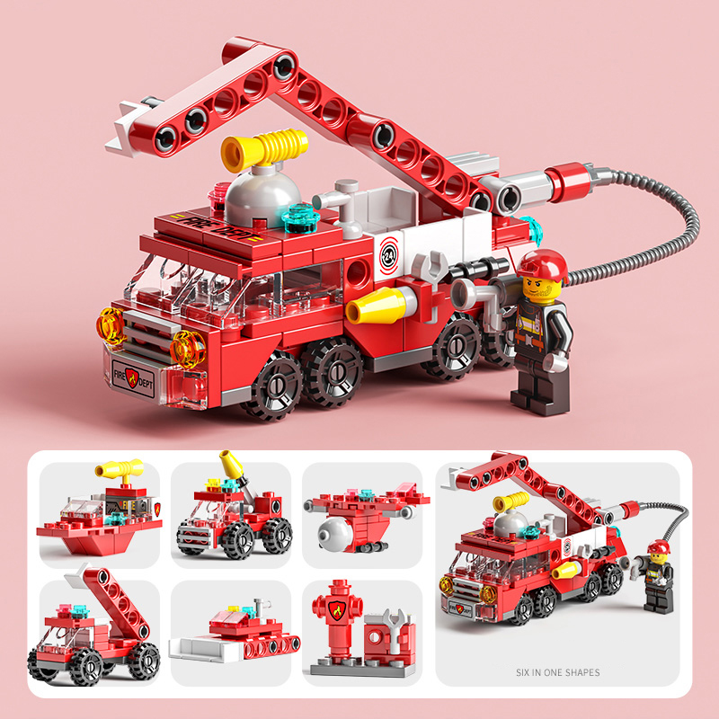 Lego Set 6in1 3D City Street Educational Toy Building Blocks Toys for ...