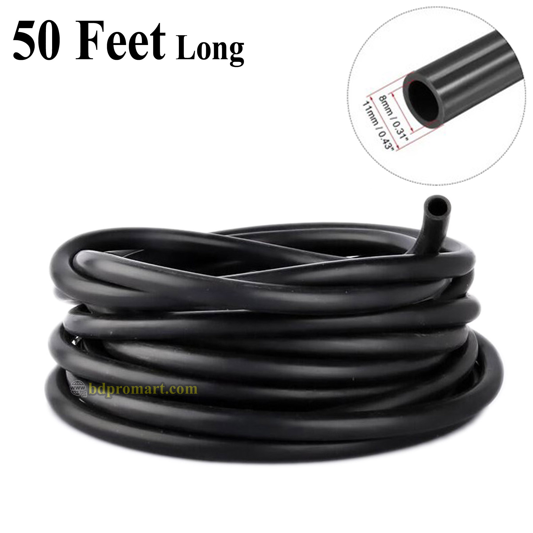 10mm Size Hose Pipe 10 to 100 Feet Long Irrigation Pipe for Drip ...