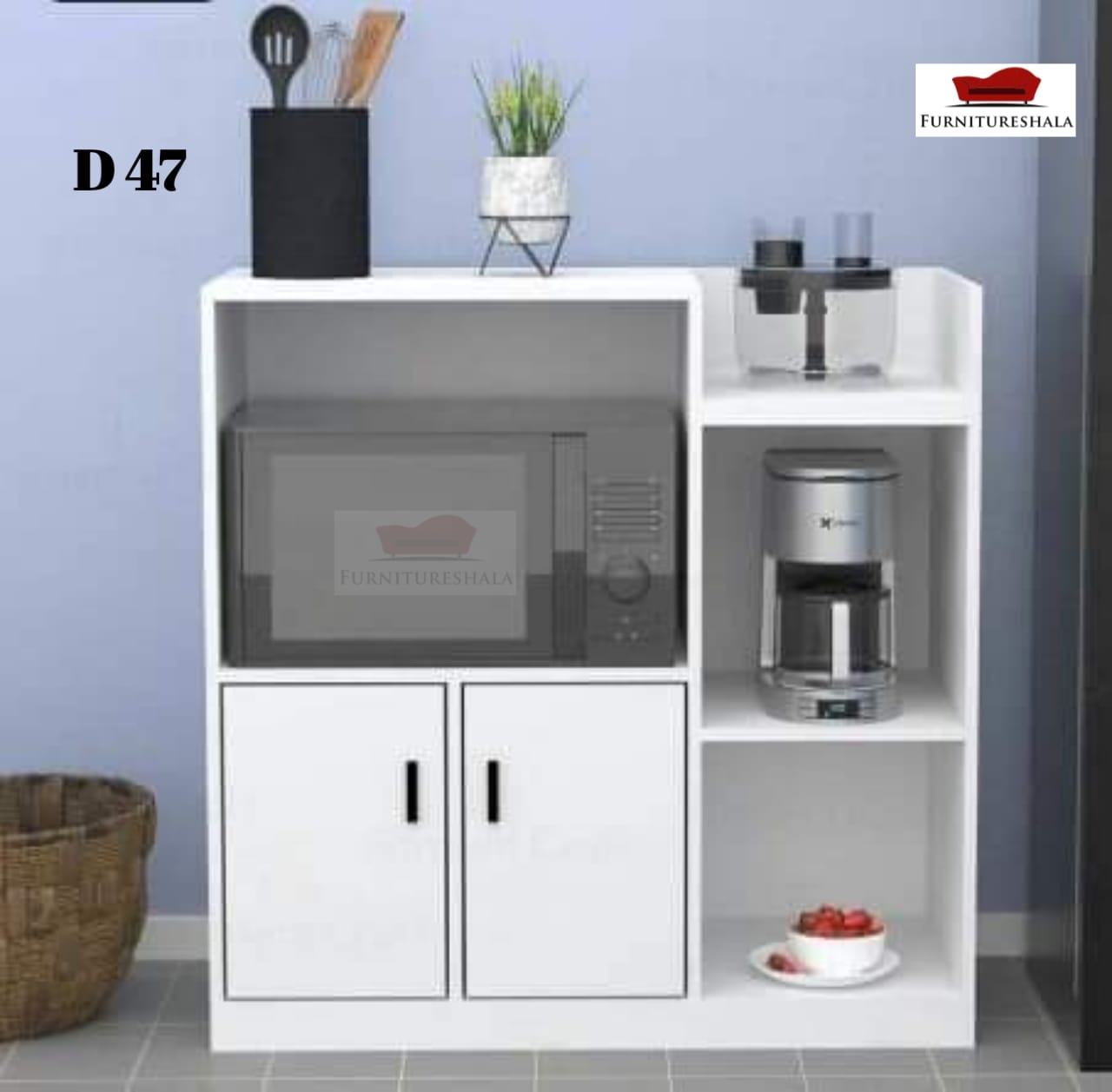 FurnitureShala Multi-purpose Kitchen Storage Oven Rack/ Kitchen Cabinet ...