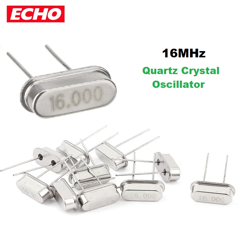 2Ps- 16MHz Quartz Crystal Oscillator HC-49S HC49 49S DIP-2 Electrical ...