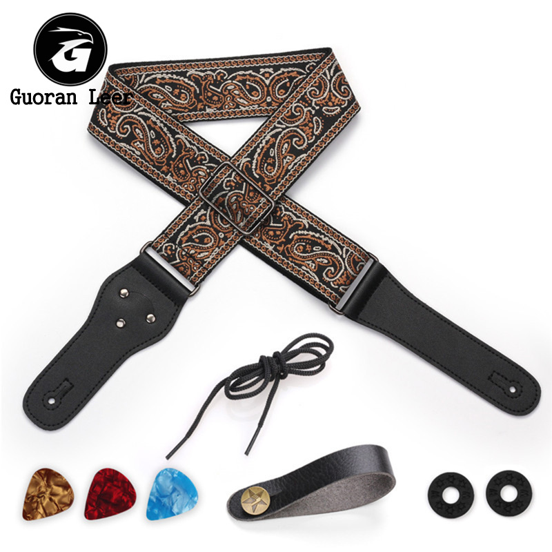 Bass Guitar Strap Acoustic Electric Guitar Straps Adjustable Length ...