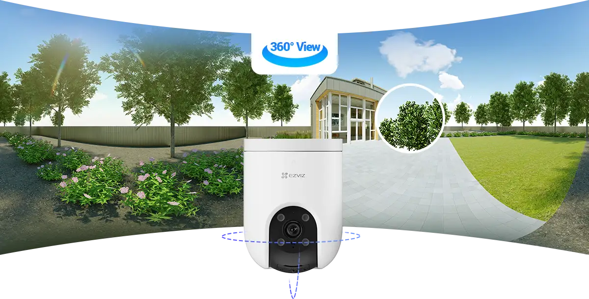 Ezviz H8c Pro 3K (4mm) (5.0MP) (1 year warranty ) Outdoor PT Wi-Fi Dome ...