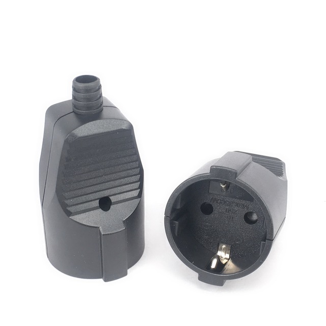 【Customizable】 European 16a Grounded Industry Assemble Wiring Plug ...