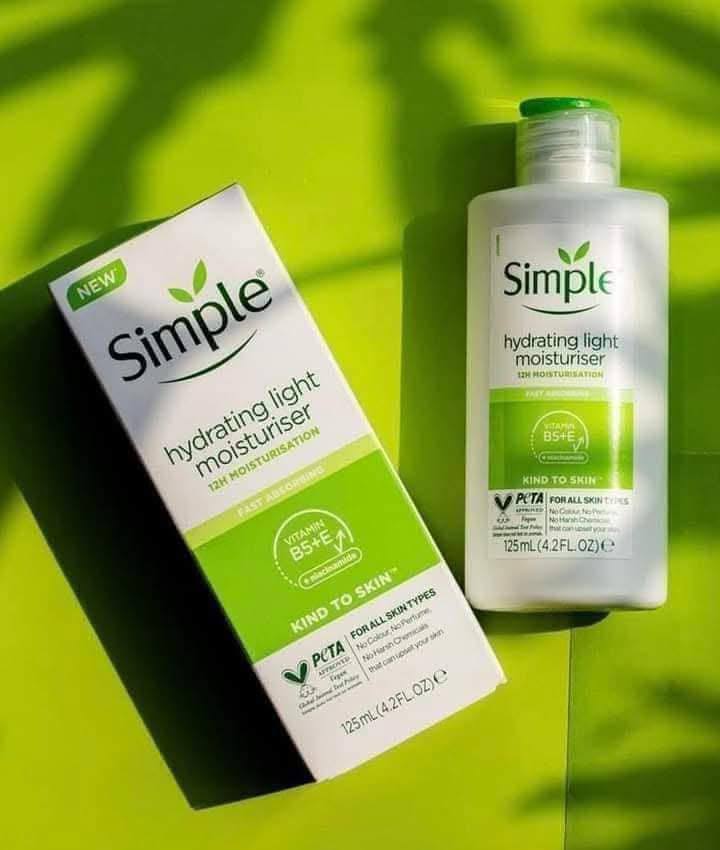 Simple Moisturizer Cream Unisex Fast Absorbing Non-Greasy Hydrating ...