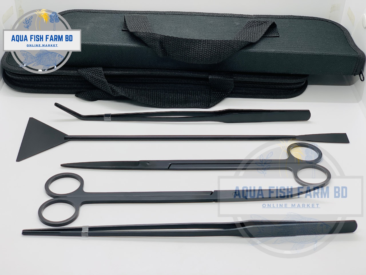 5 In 1 aquarium Aqua Scaping Tools Box Black Color | Daraz.com.bd
