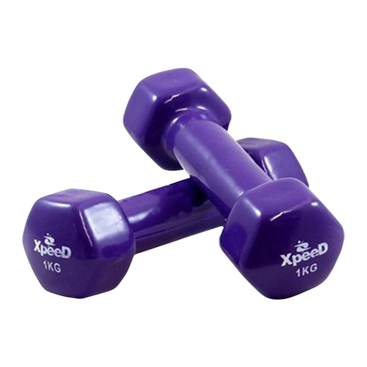 PVC Dumbbell 1kg - Blue | Daraz.com.bd