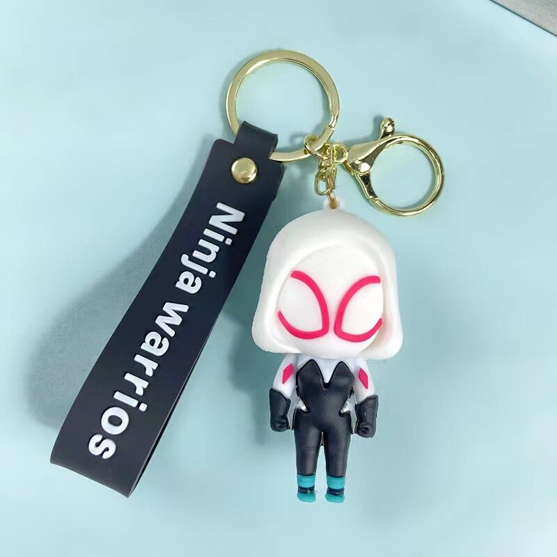 Marvel Spider-Man Across the Spider-Verse Keychain Miles Morales Action ...