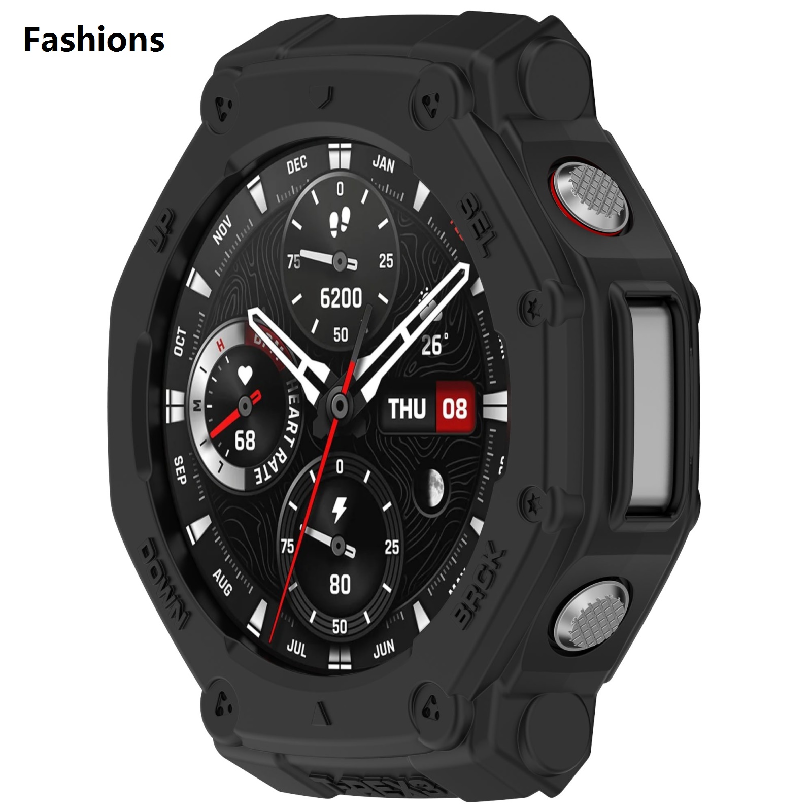 Fashions Armor Hollow TPU Half Coverage Watch Case For Amazfit T-Rex3 ...