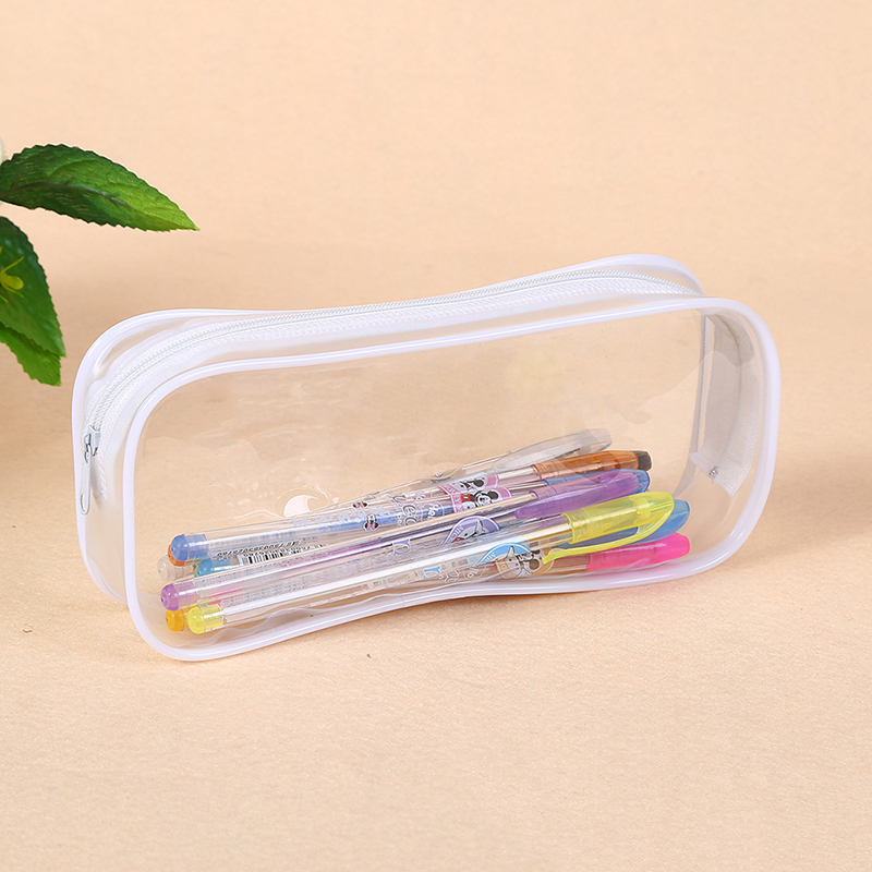 Soft Plastic Transparent Pencil Case Student Pvc Clear Pen Bag ...