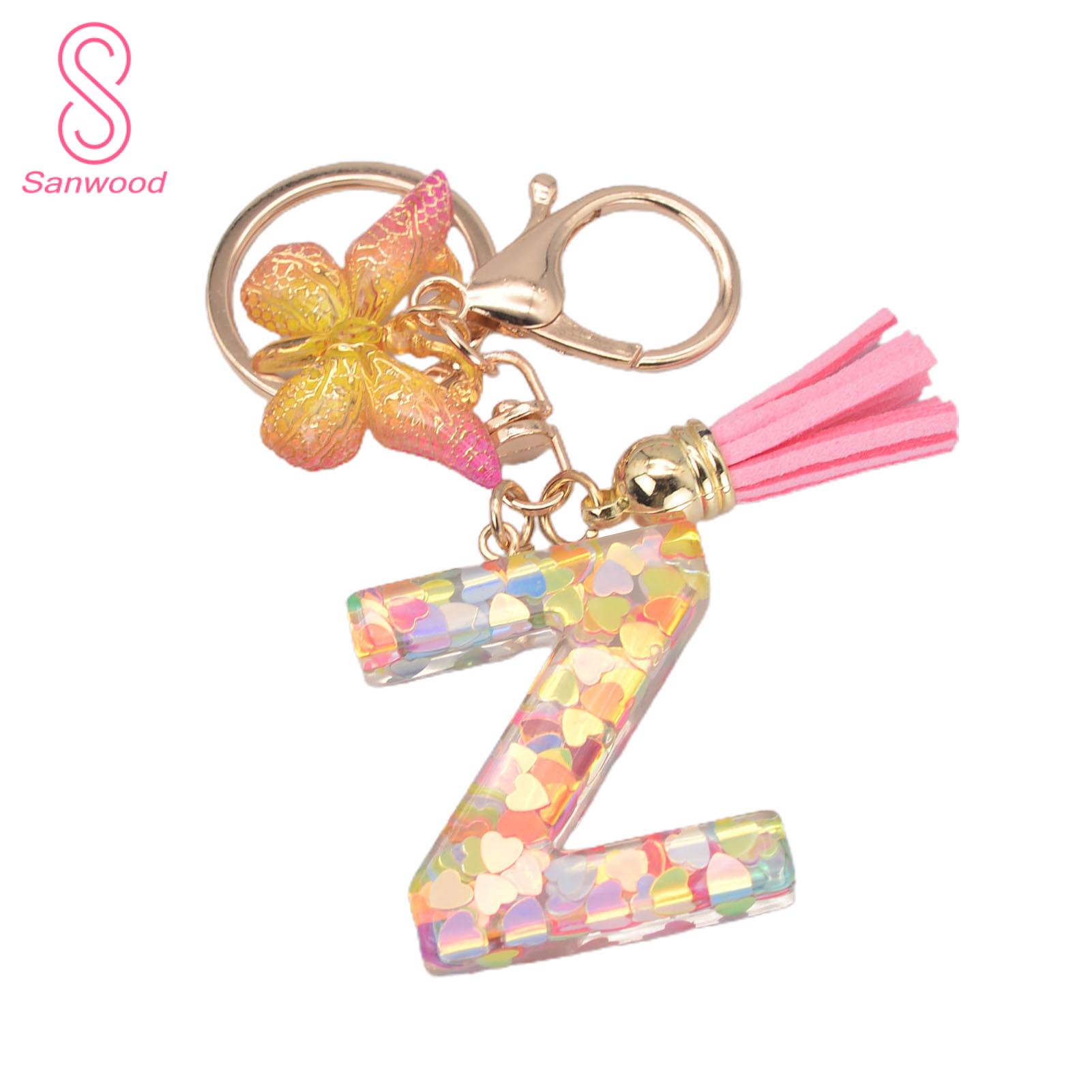 Key Ring Holder Sequins Cute Multi-purpose Keychain | Daraz.com.bd