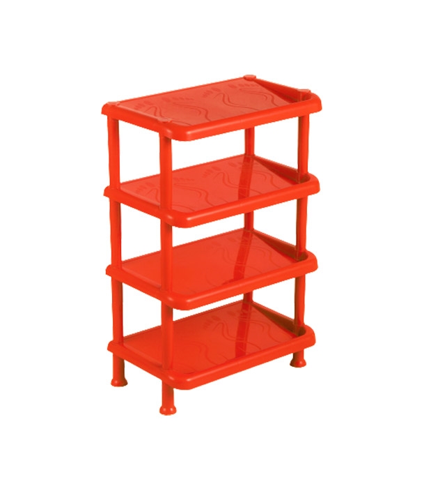 RFL Premium Shoe Rack 4 Step Red TEL 861587 | Daraz.com.bd