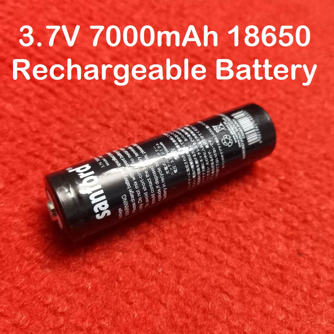 6000mAh Battery 45gm 18650 Battery 3.7V 6000mAh Rechargeable Battery ...