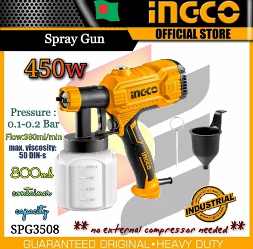SPRAY GUN-450W-INGCO | Daraz.com.bd