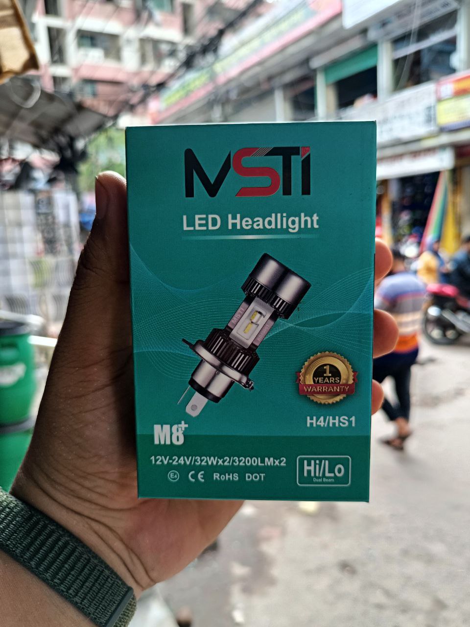 Motocare Premium M8+ Led Yellow & White headlight available | Daraz.com.bd