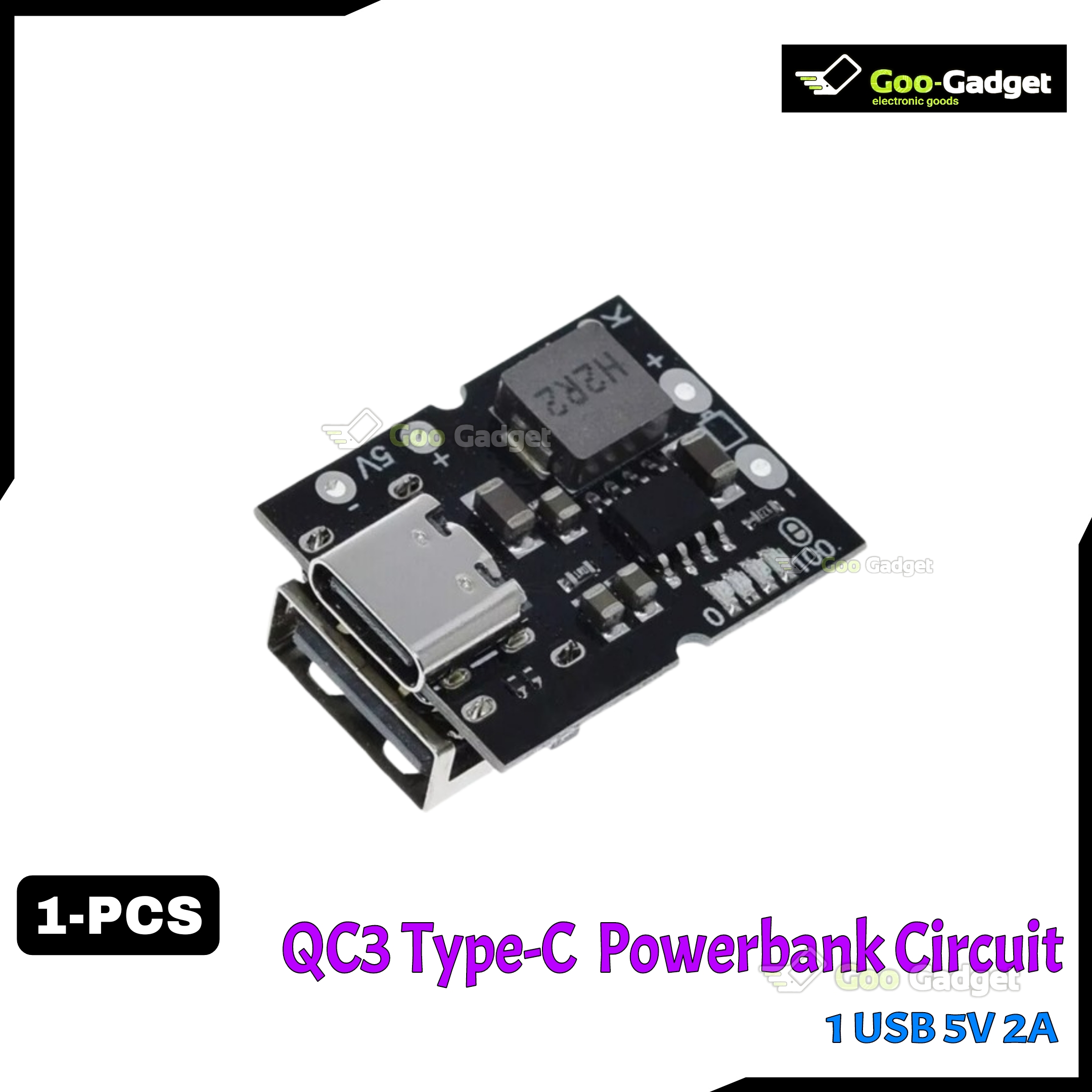 QC3 Type-C 1 USB Powerbank Circuit Power Bank Circuit Module Type-C USB ...