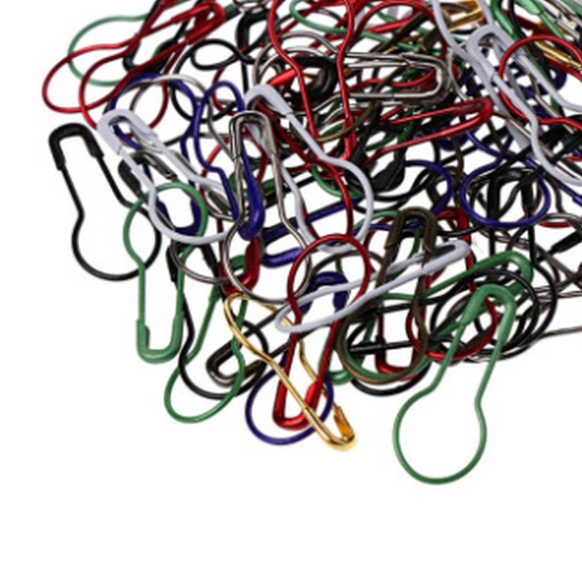 100PCS Multicolor Small Size Metal Coil less Hijab Safety Pins,Coil ...