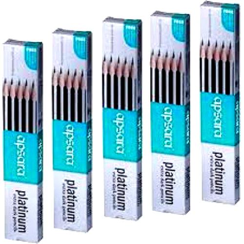 Apsara Platinum 2B Pencil - 5 Packet | Daraz.com.bd