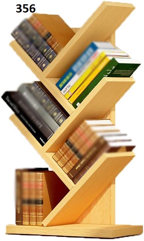 Bookshelf Storage Living Room Bedroom Corner Storage Rack Melamine ...