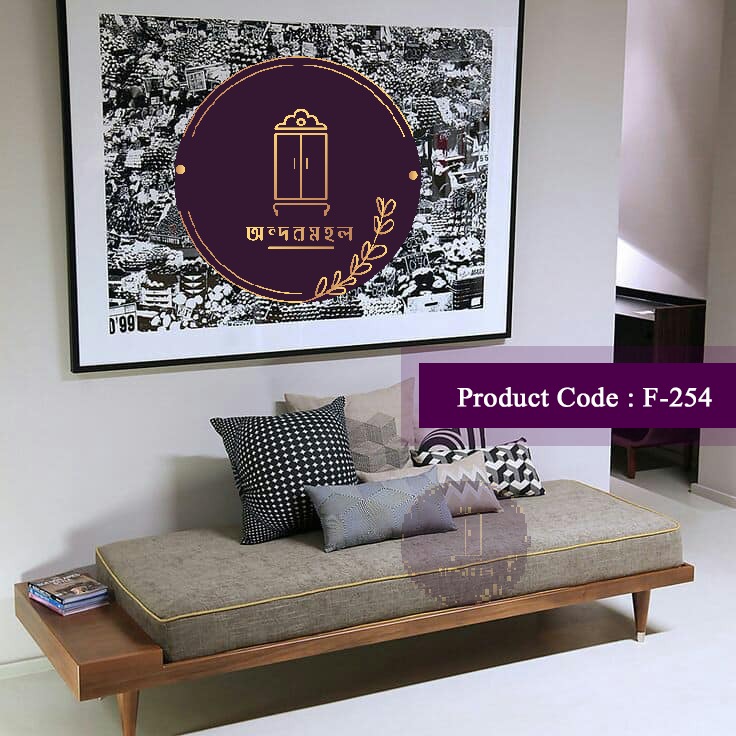 Andormahal Classic Divan Sofa made of MDF without foam-(7ft by 20inch ...