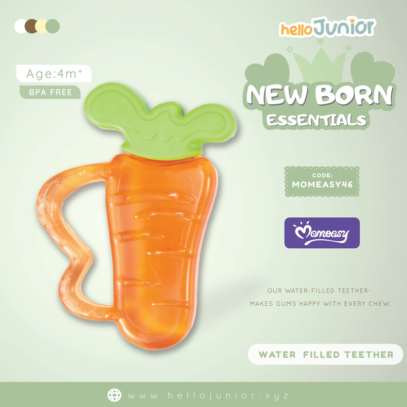 Momeasy water filled Teether 4m+,Orange | Daraz.com.bd