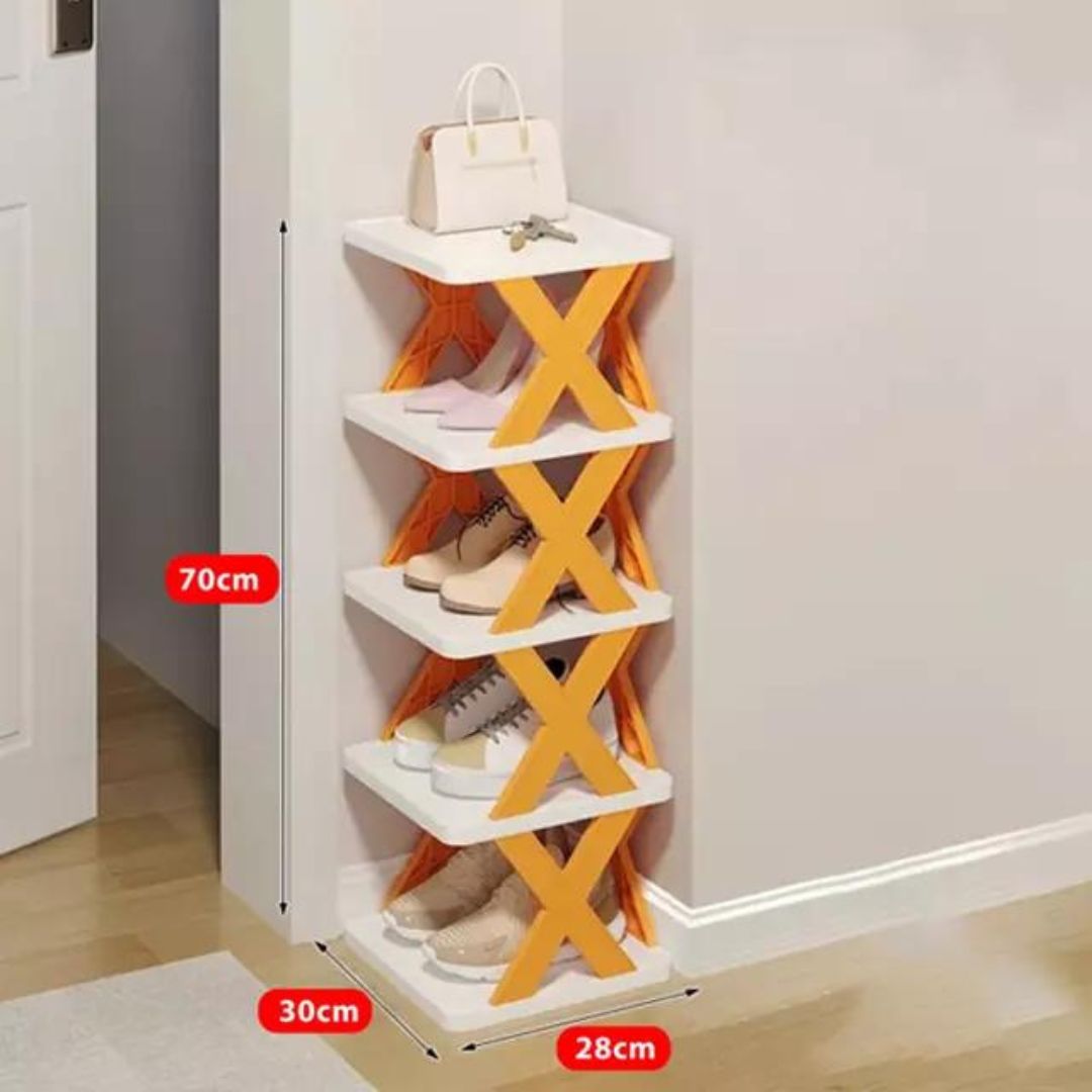 5 Layer Shoe Rack (Stackable Multi-tier Shoe Organizer). | Daraz.com.bd