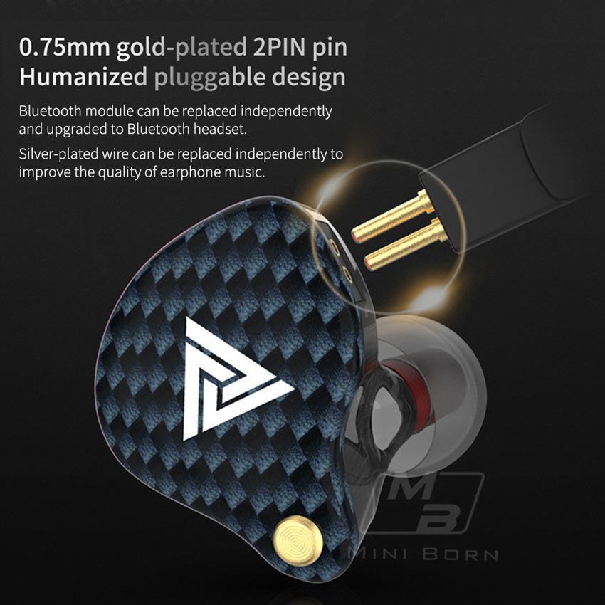 NYT Qkz Vk4 In Ear Earphone Stereo Headphone Sport Wired Earbuds Hifi ...