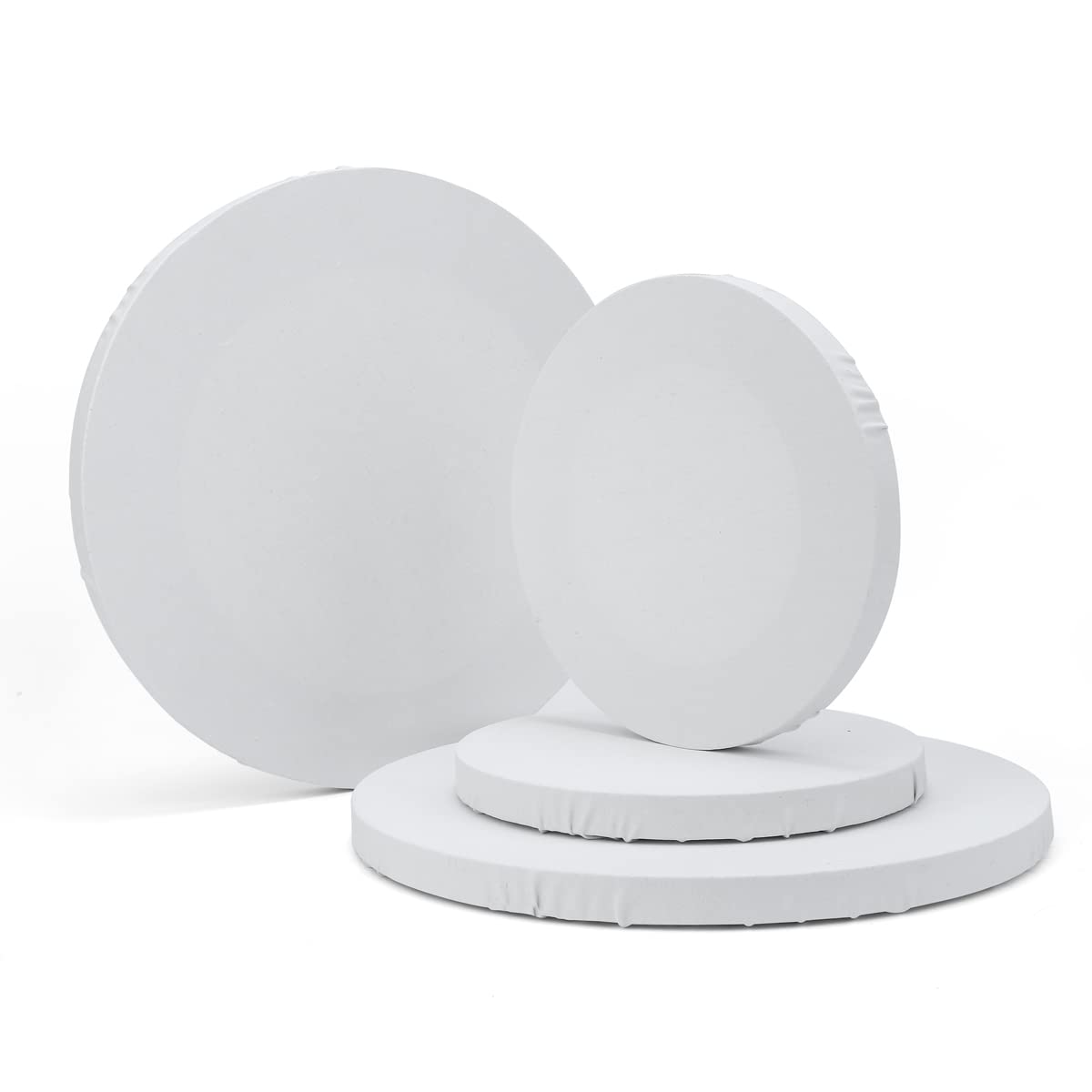 Round Canvas - 4,6,8,10,12 Inch Diameter (1of Each) - 100% Cotton ...