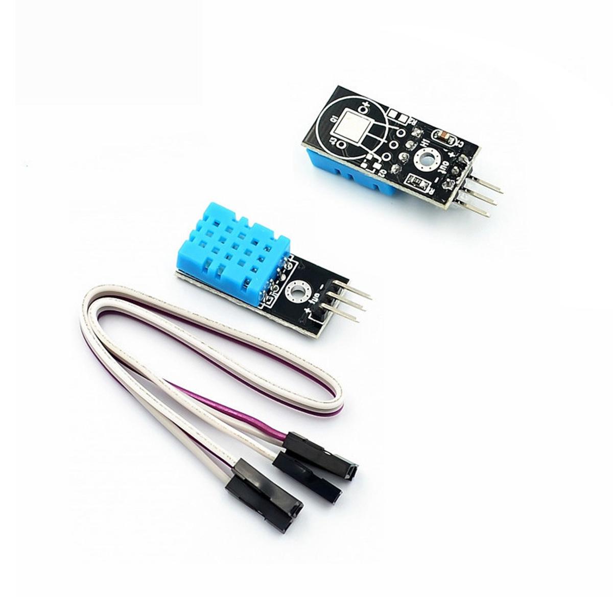 Temperature And Relative Humidity Sensor DHT11 Module With Cable For ...
