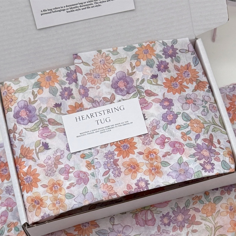 RHS Online 10PCS Floral Sydney Paper Flower Wrapping Paper Gift ...
