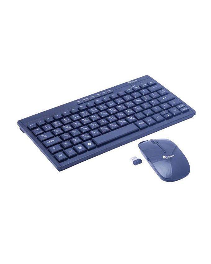 2.4GHz Mini Slim Wireless Keyboard & Mouse Combo - Black | Daraz.com.bd
