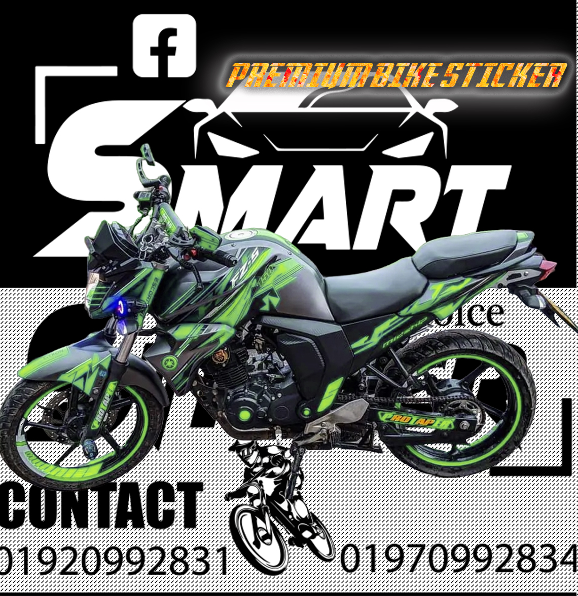 Fz v2 decal sticker || body sticker || full body sticker | Daraz.com.bd