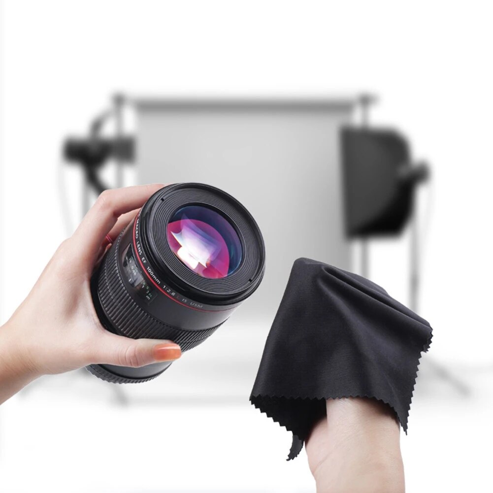 Concept 10pcs Lenses Washable Microfiber Cleaning Dry Cloth For TV ...