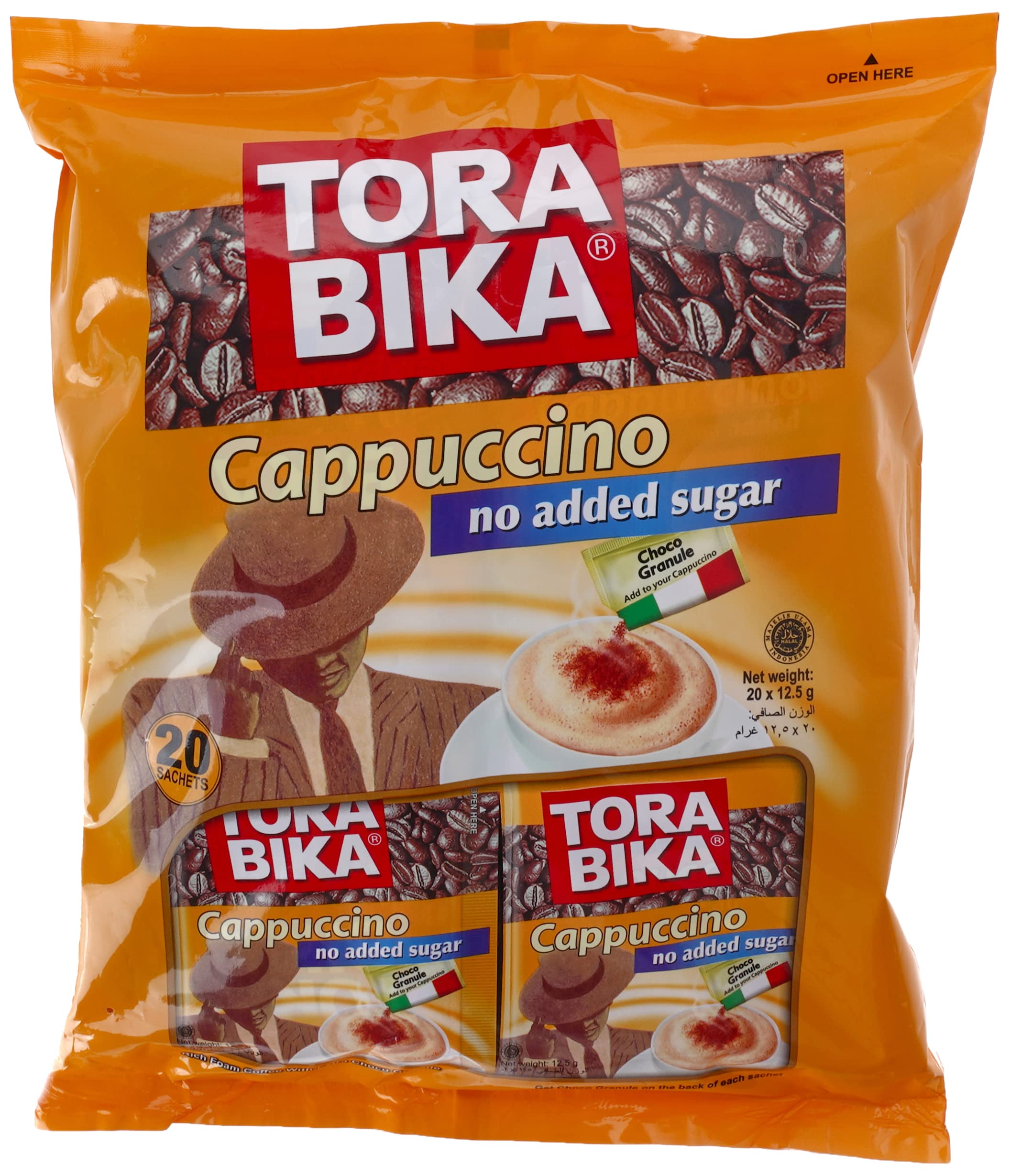 Torabika Cappuccino Sugar-Free - 20 Pieces x 12.5g | Daraz.com.bd