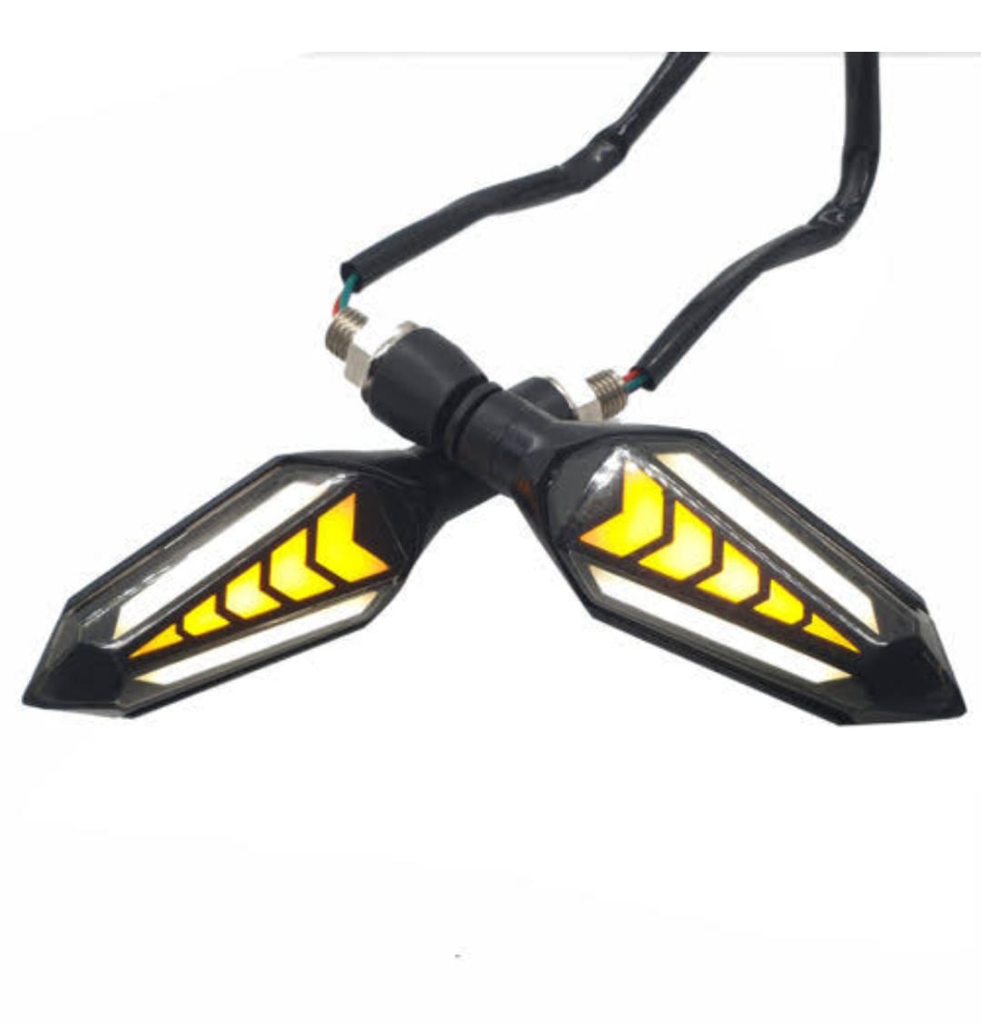 Motorcycle indicator LED Running Light For Motorcycle 2 PCS Universal ...