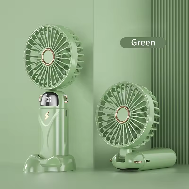 3000mAh Handheld Mini Fan Foldable Portable Neck Hanging Fans | Daraz ...
