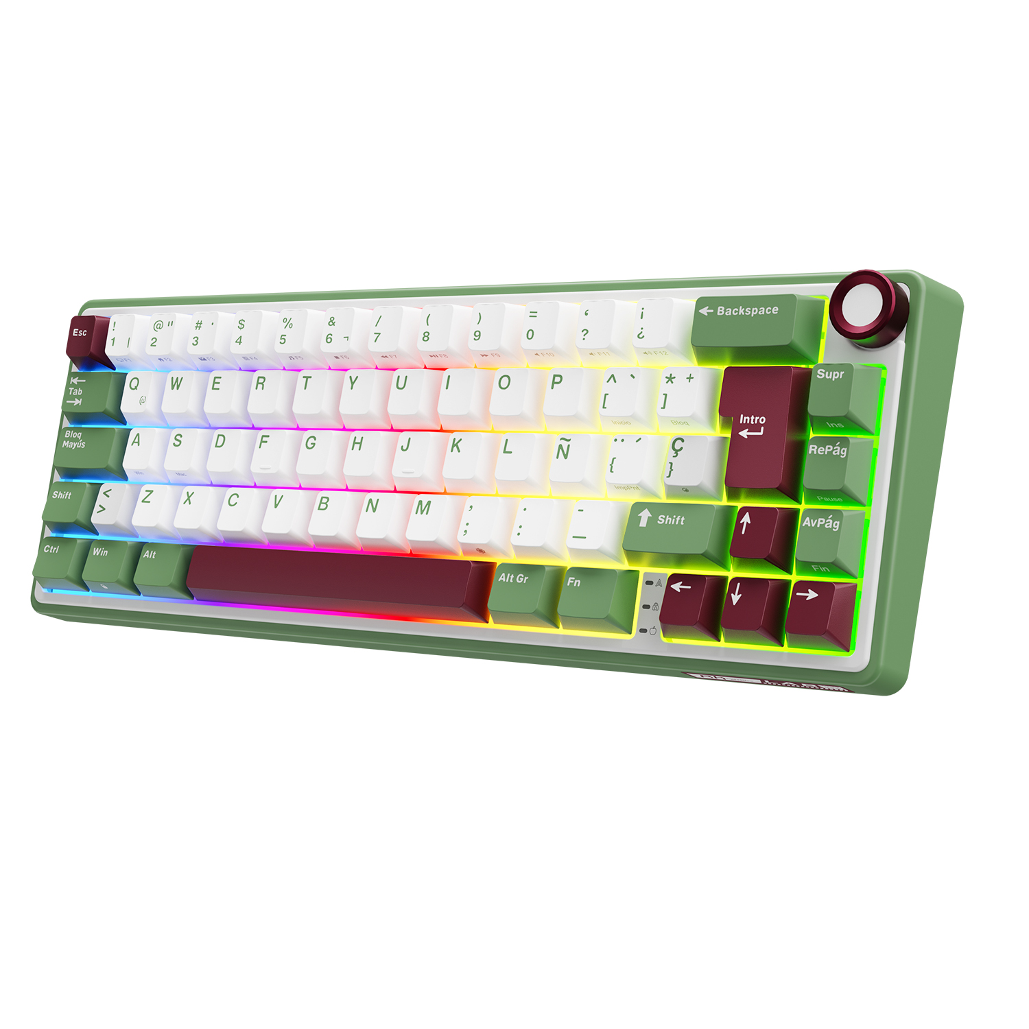 RK Royal Kludge R65 Gasket Wired Mechanical Keyboard 66 Key 65% RGB ...