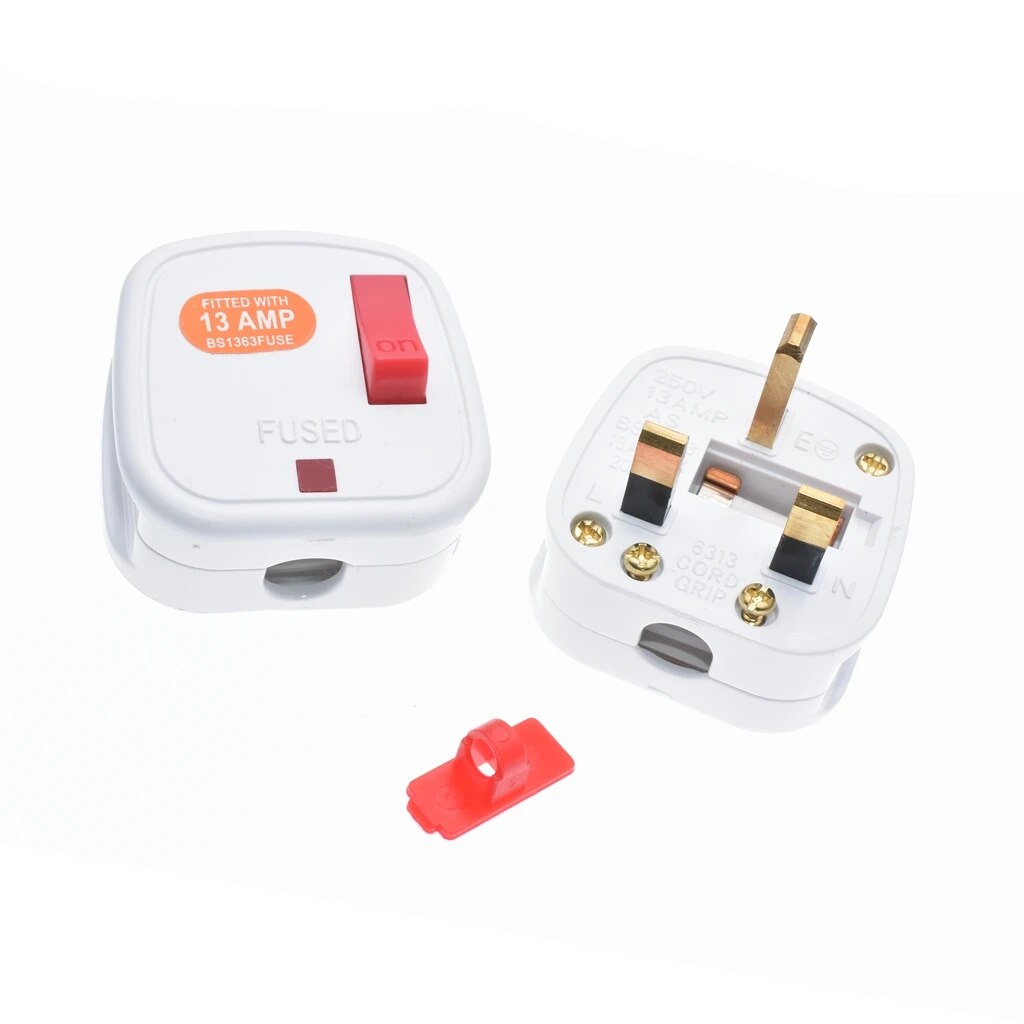 【YIYANGMAOYI111】Malaysia, UK, Ireland,HK Rewireable Plug BS1363 13A ...