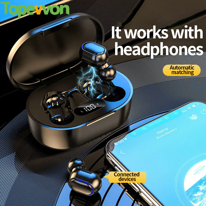 Topewon E6S TWS True Wireless Earbuds HD Sports Headphones In Ear ...