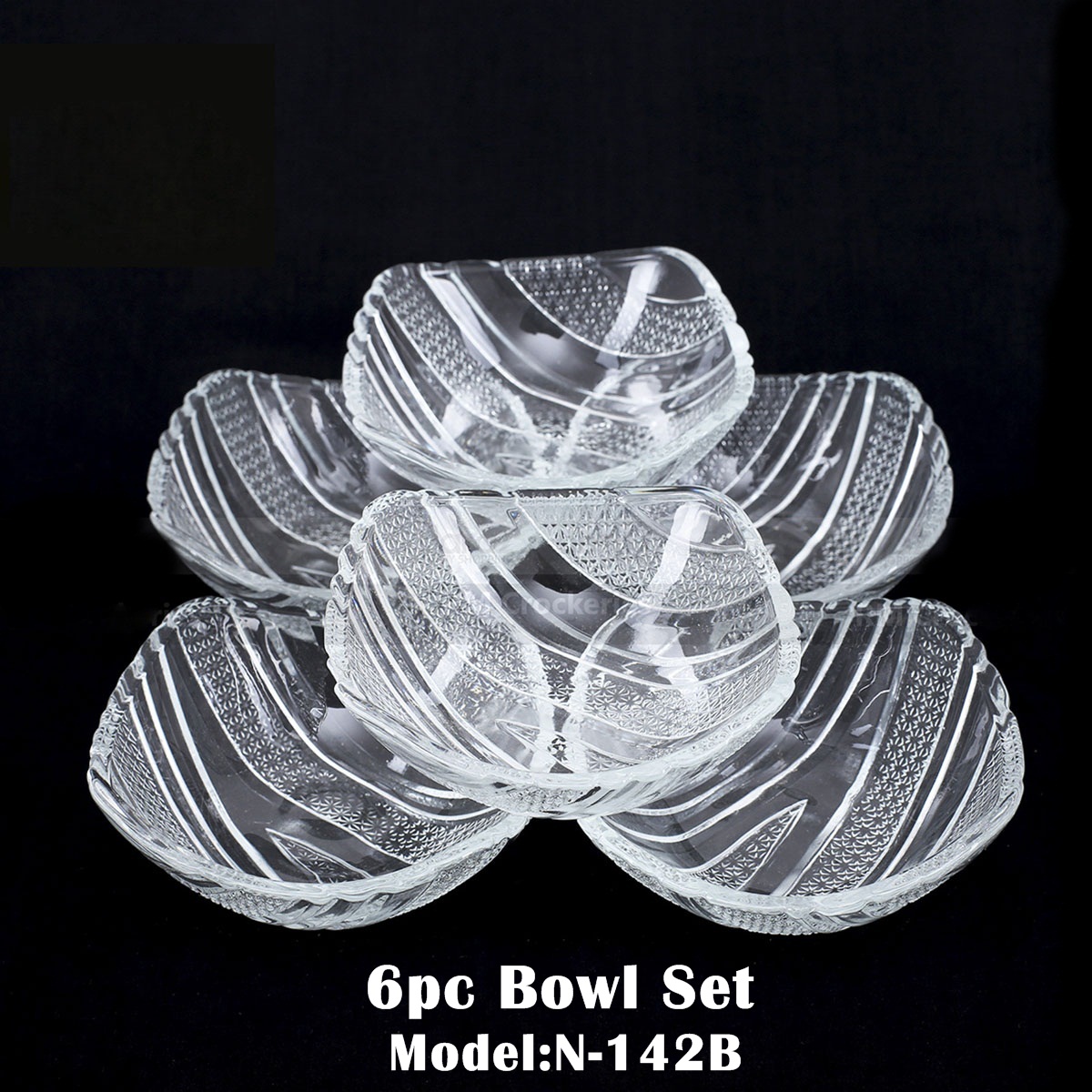6-Piece Glass Bowl Set- Serve Your Favorite Dishes With Style Using ...