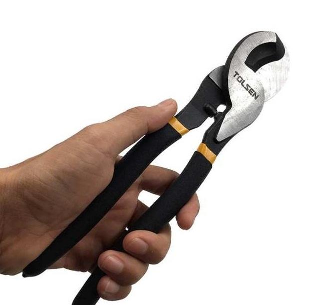 TOLSEN Industrial Grade Cable Cutter (250mm, 10") Dipped Handle 38022 ...