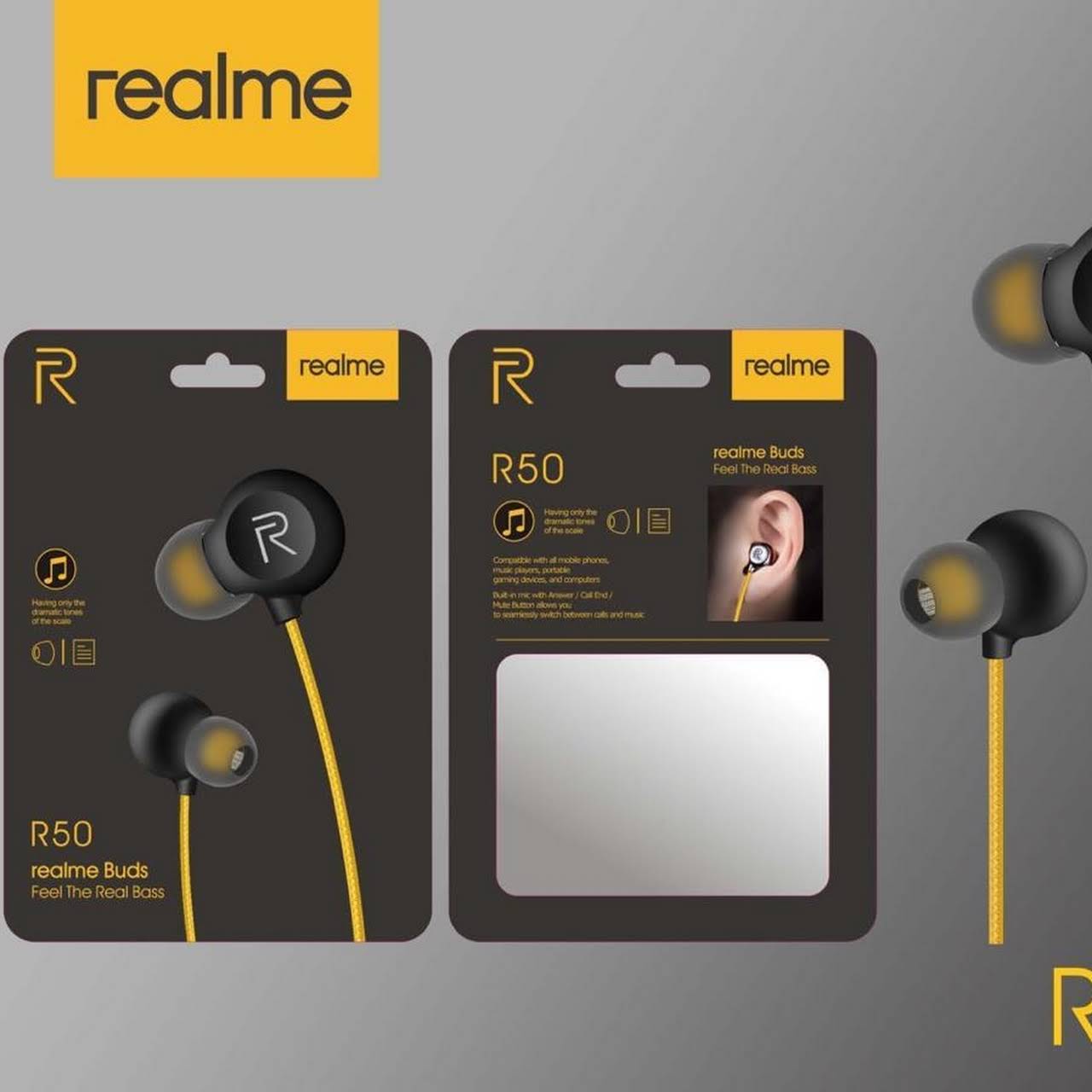 Realme R50 Stereo Wired Earphones with Microphone | Daraz.com.bd