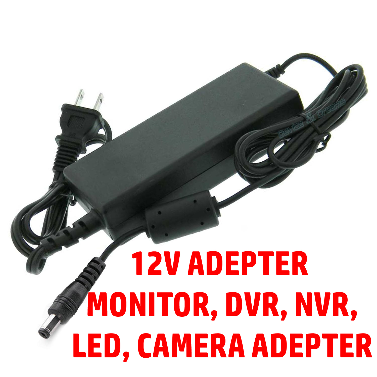 12V Adapter for Monitor, DVR, NVR, LED, CAMERA Adapter- adapter | Daraz ...