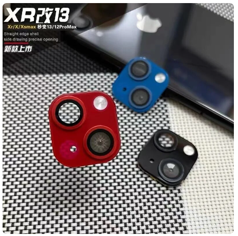 New Luxury Fake Camera Lens Sticker Cover Screen Protector for iPhone ...