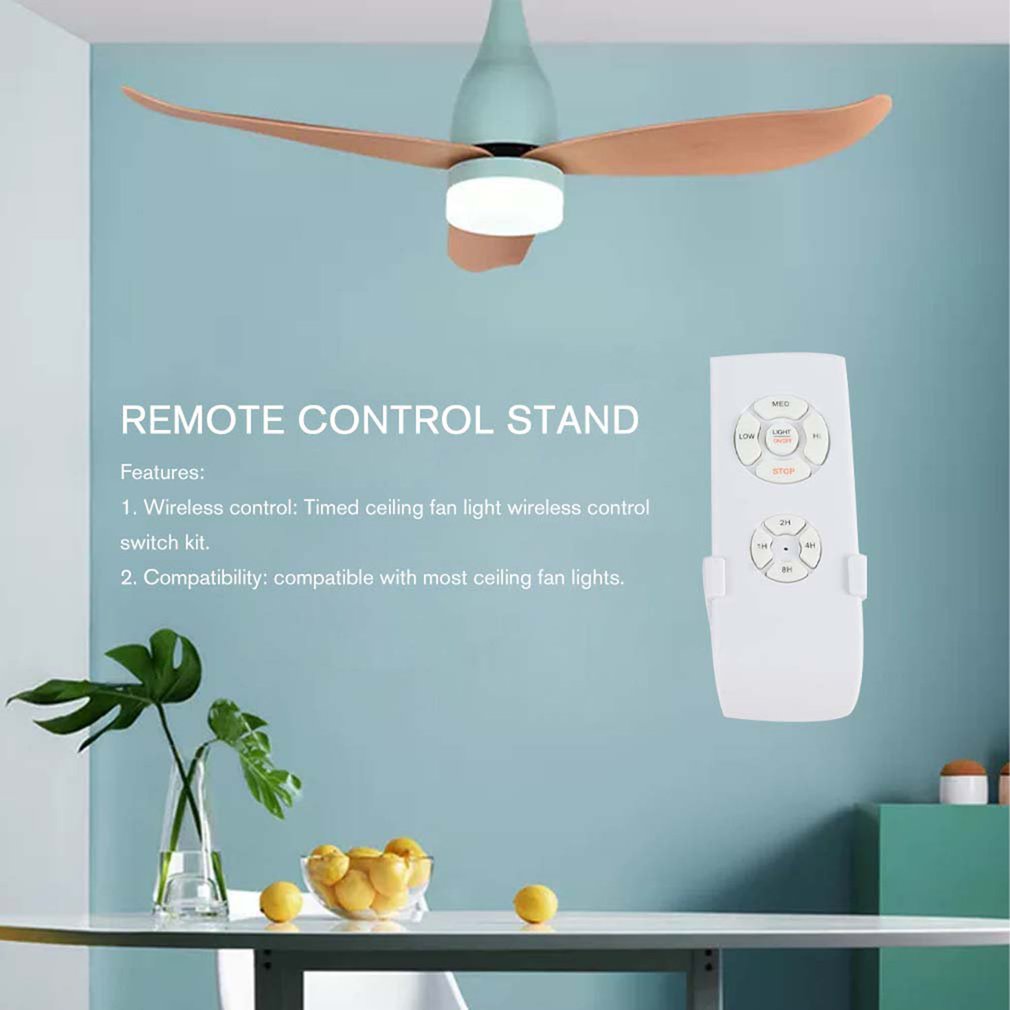 Modern Universal Ceiling Fan Lamp Remote Control Kit 90-175V Timing ...
