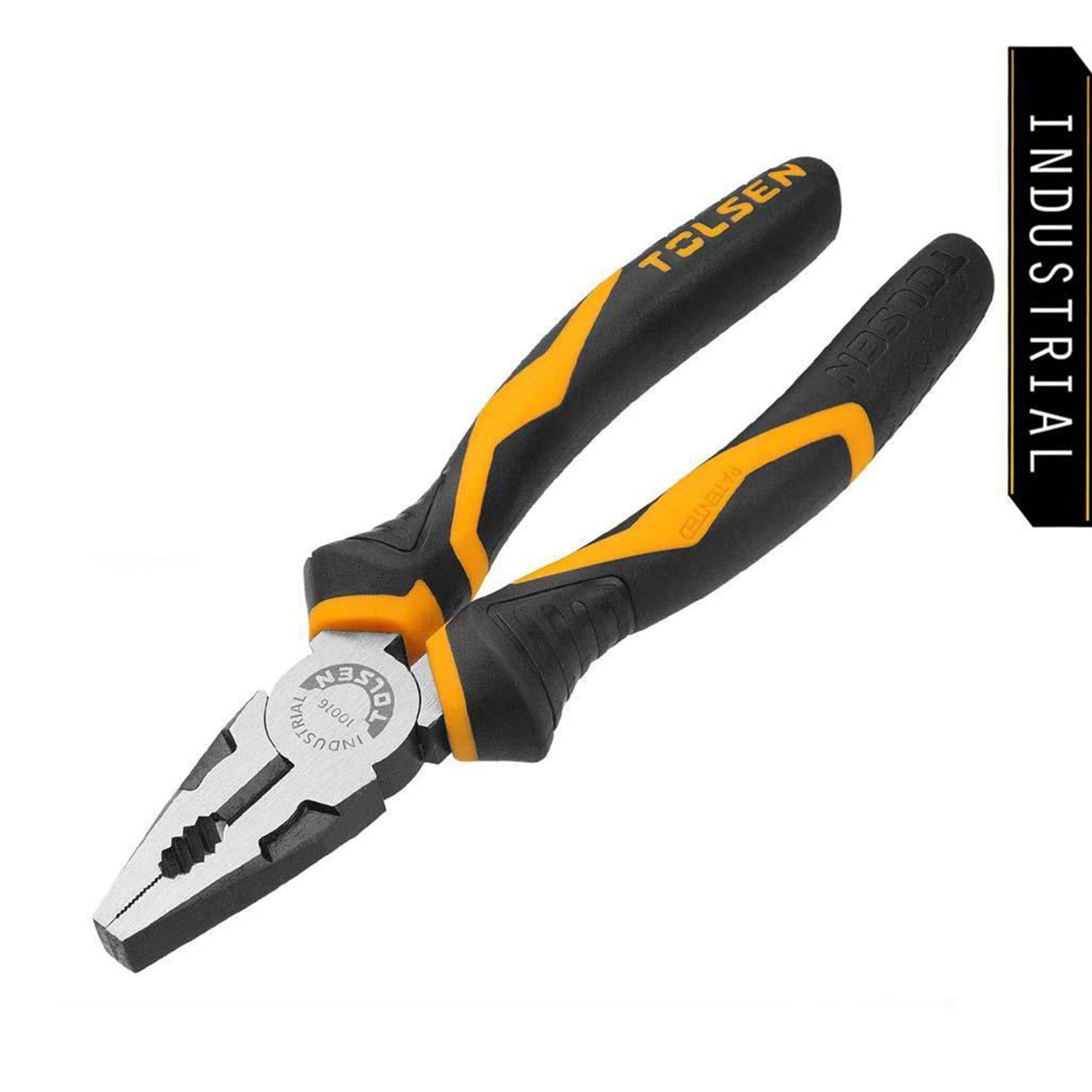 TOLSEN 8" Combination Pliers (8 inch or 200mm) 200mm Industrial GRIPro Series Model: 10017 ...