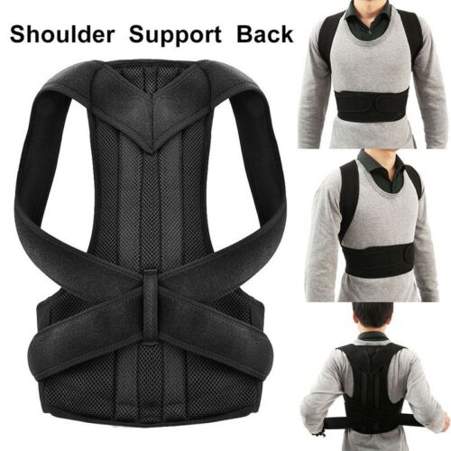 Adjustable Back Posture Corrector Back Pain Relief Belt Spine Waist ...