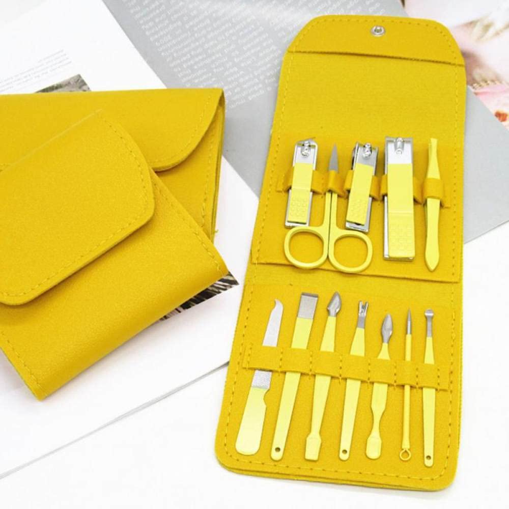 Portable Manicure Pedicure Set Stainless Steel Professional Nail ...